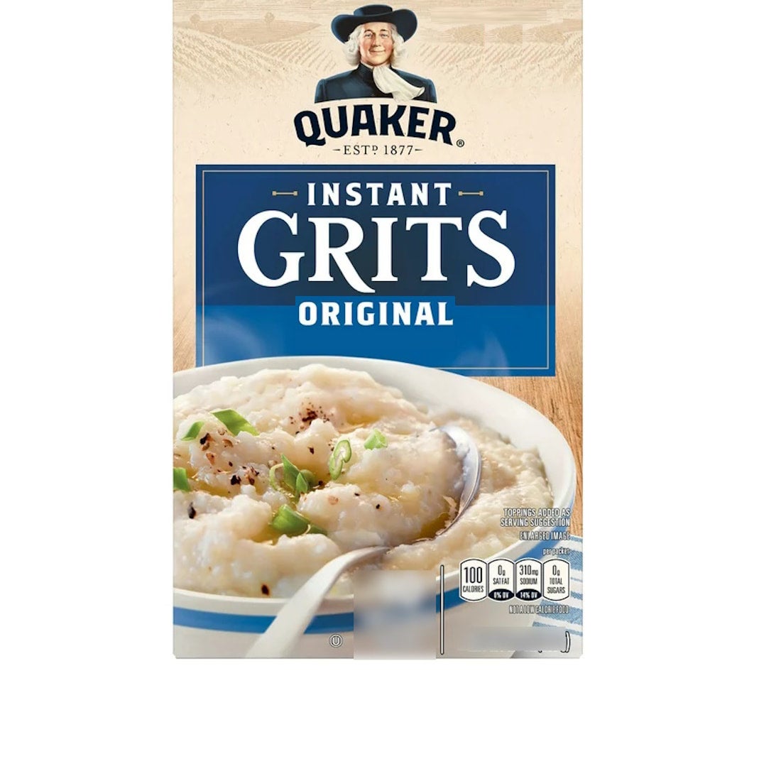 Quaker Instant Grits Packet Original Flavor, 1 oz | Triple Crown Outfitters