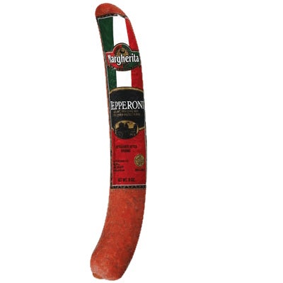 Margherita Pepperoni Log, 8 oz | Triple Crown Outfitters