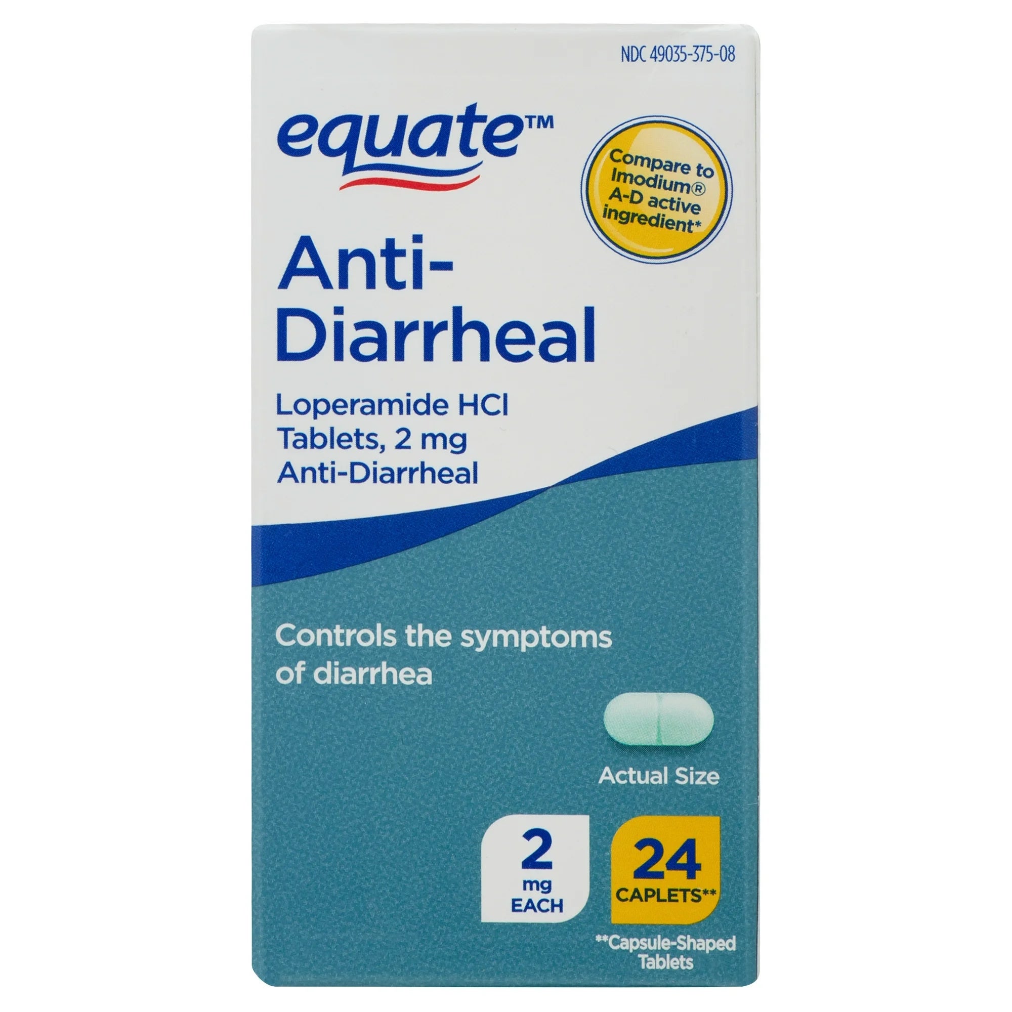 Equate Anti-Diarrheal, 24 tablets | Triple Crown Outfitters