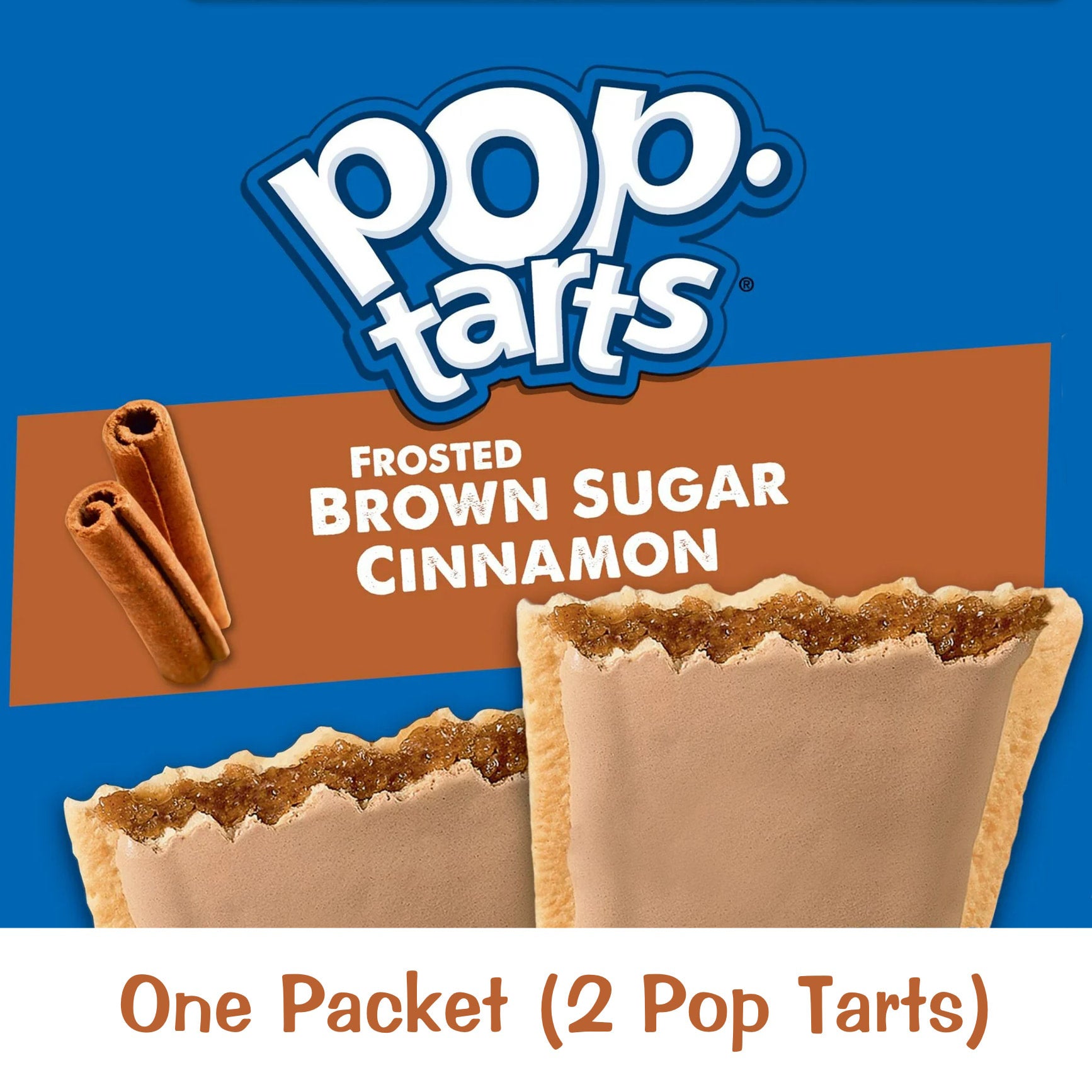 Pop Tarts Packet Frosted Brown Sugar Cinnamon, 3.4 oz | Triple Crown ...