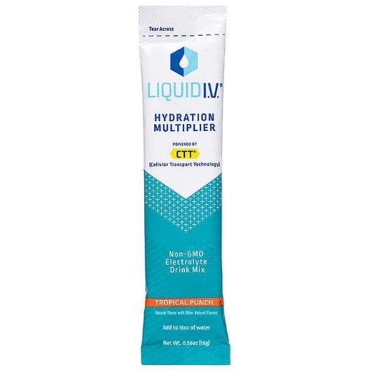 Liquid I.V. Electrolyte Drink Mix, Hydration Multiplier, Tropical Punch ...