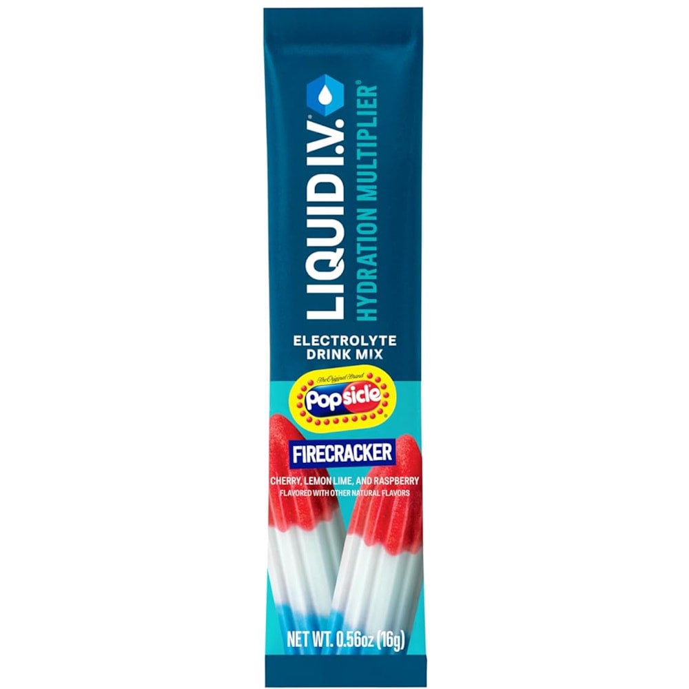 Liquid I.V. Electrolyte Drink Mix, Hydration Multiplier, Firecracker ...