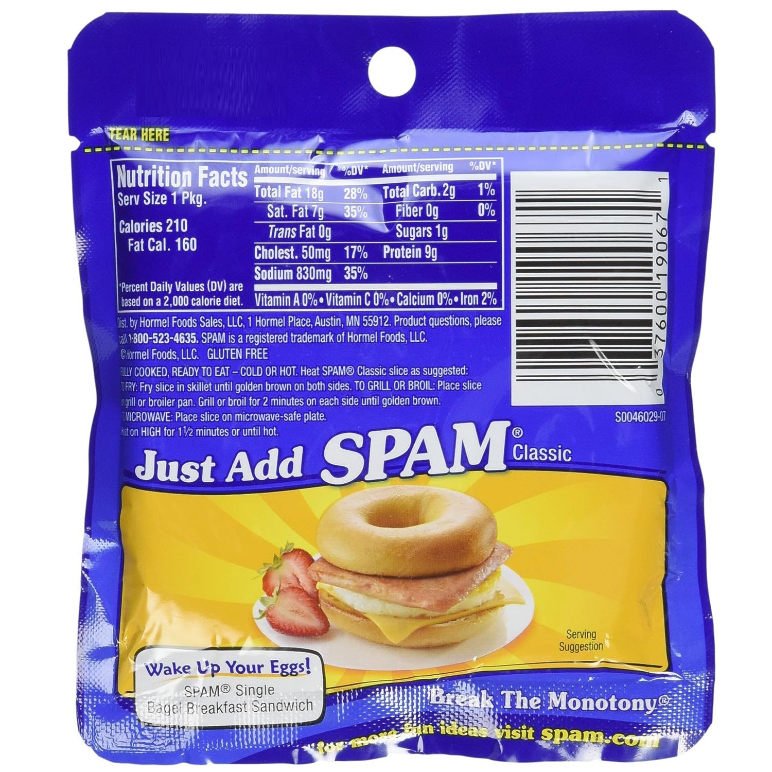 SPAM Single Classic, 2.5 oz | Triple Crown Outfitters